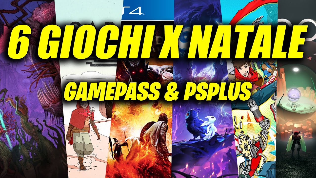 6 GIOCHI PER NATALE - GAMEPASS & PSplus (by Rob) - YouTube
