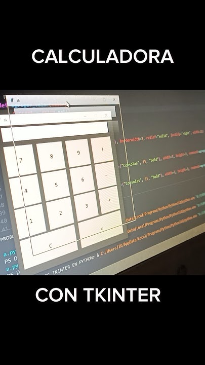 🐍Calculadora con Tkinter en Python #tkinter #python #tutorial # ...