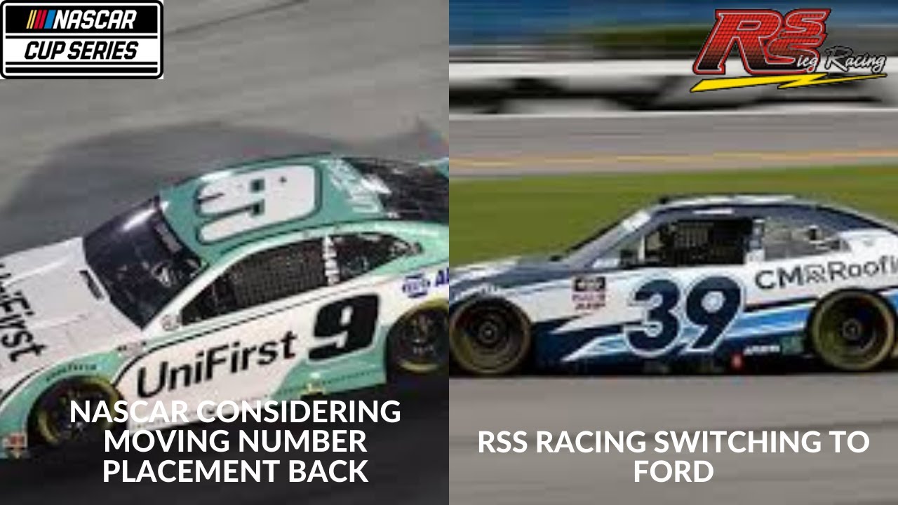 NASCAR Considering Moving Number Placement Back | RSS Racing Switching ...