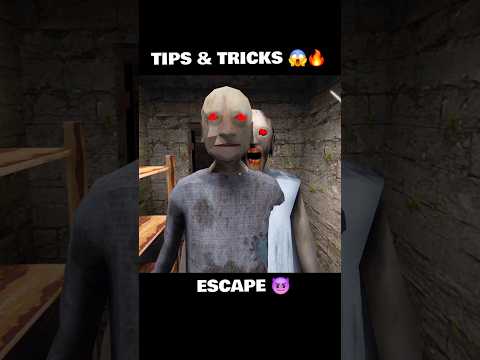 Tips And Tricks Escape 😈😱 #shorts #horrorgaming #granny3