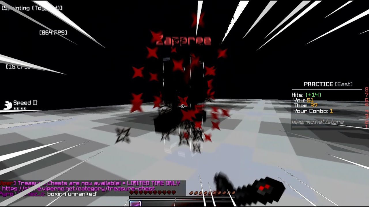 god aim vs running kid | minecraft pvp w/ veroxus - YouTube