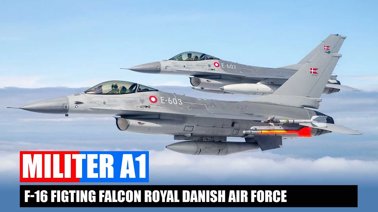 General Dynamics F-16 Figting Falcon Royal Danish Air Force (RDAF ...