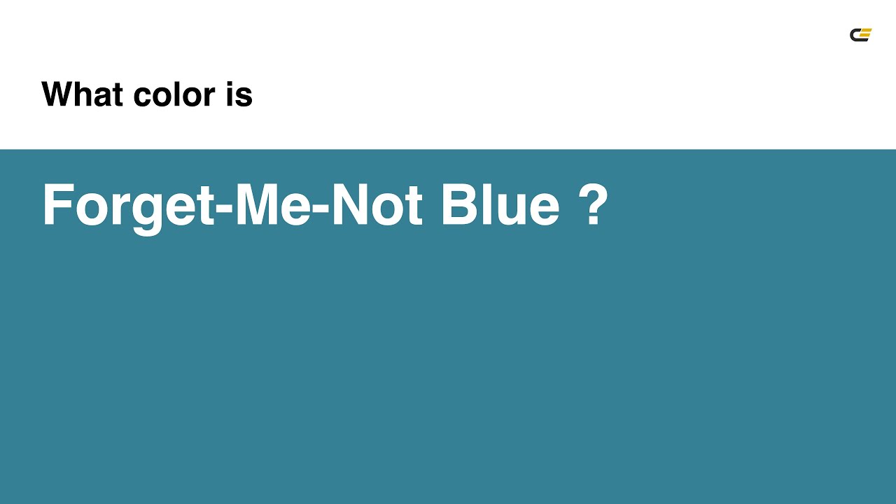 Forget-Me-Not Blue color #358094 hex color - Blue color - Warm color ...