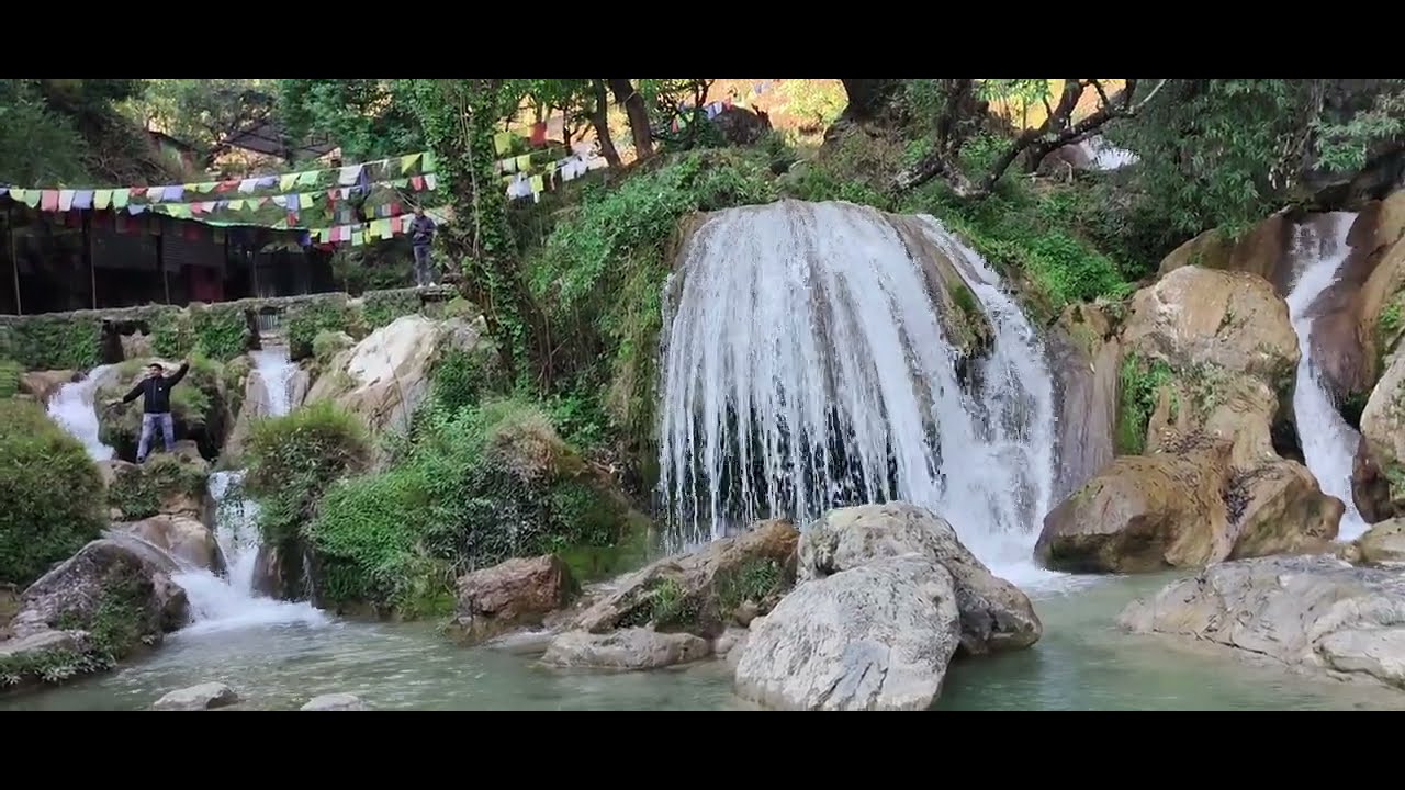 Masuri mein kempty fall ke jharane🏔️|| Uttrakhand nature beauty || # ...