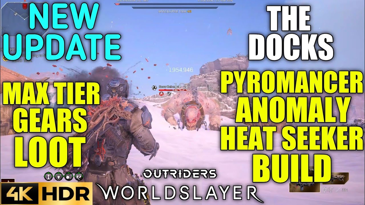 The Docks Max Tier Loot & Gears! XP Point OUTRIDERS WORLDSLAYER Update ...