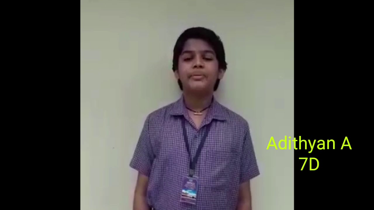 Adithyan A 7 D - YouTube