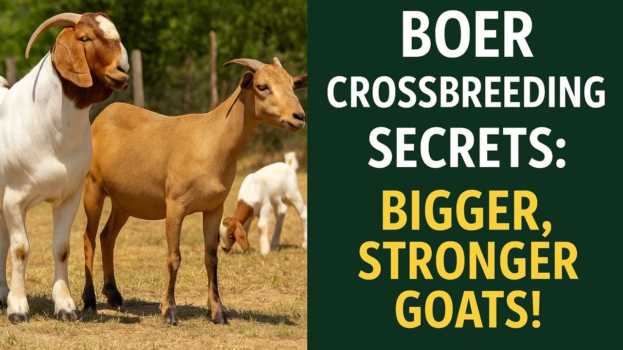 Crossbreeding Secrets: Upgrading Local Goats with Boer Genetics - YouTube