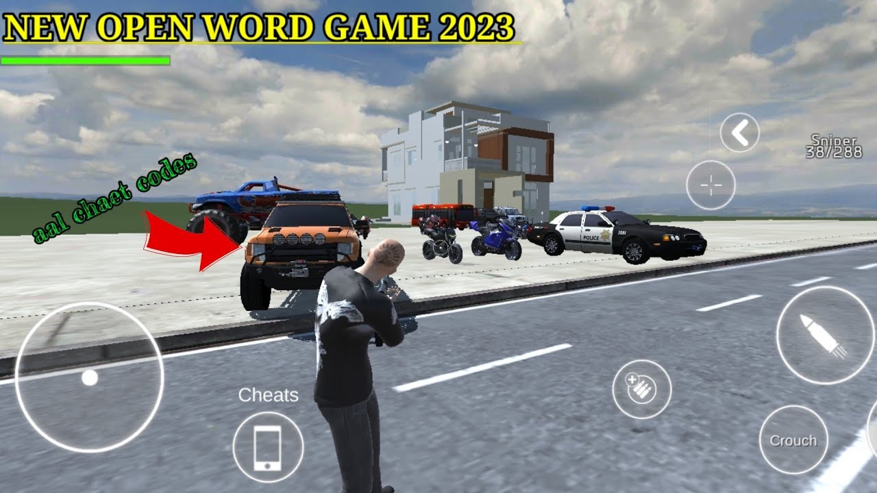 NEW OPEN WORD GAME 2023 || Indian Ganster Driving 3D Game all chaet ...
