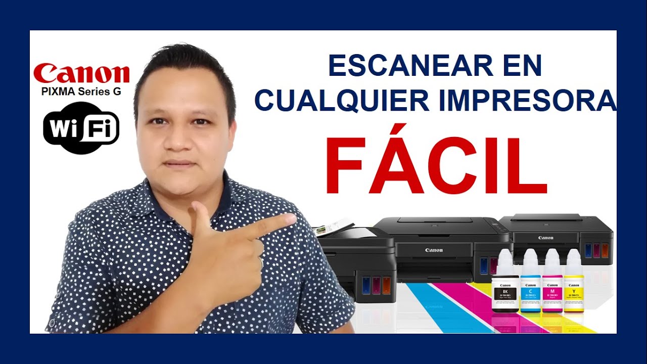 Escanear fotos y documentos en cualquier impresora - YouTube