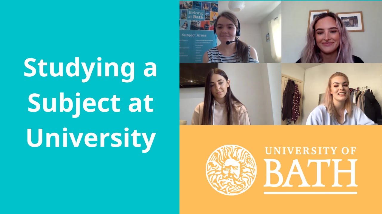Studying a subject at university - University Chats - YouTube