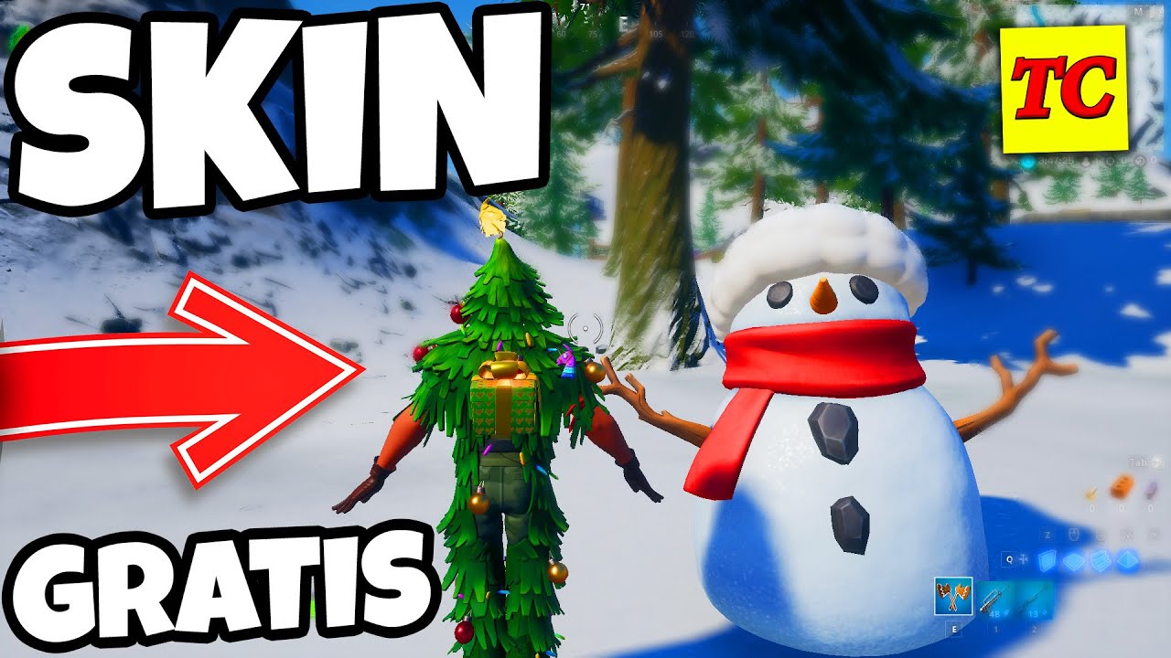 La SKIN del ARBOL de NAVIDAD en FORTNITE 😎 TENIENTE NAVIDEÑO - YouTube