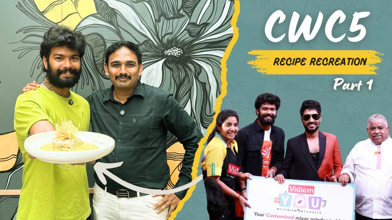 Reacreating chef of the week dish by VJ Vishal and chef saravanan #cwc ...