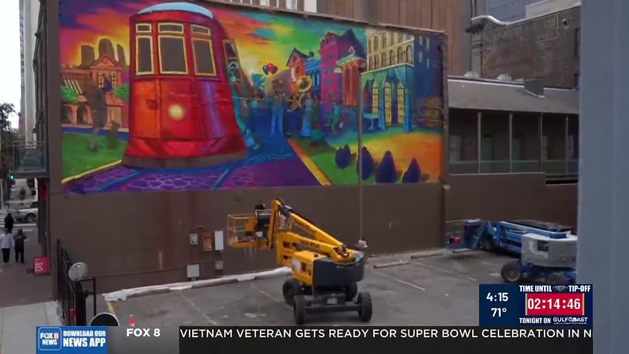New murals transform Downtown New Orleans ahead of Super Bowl visitors ...