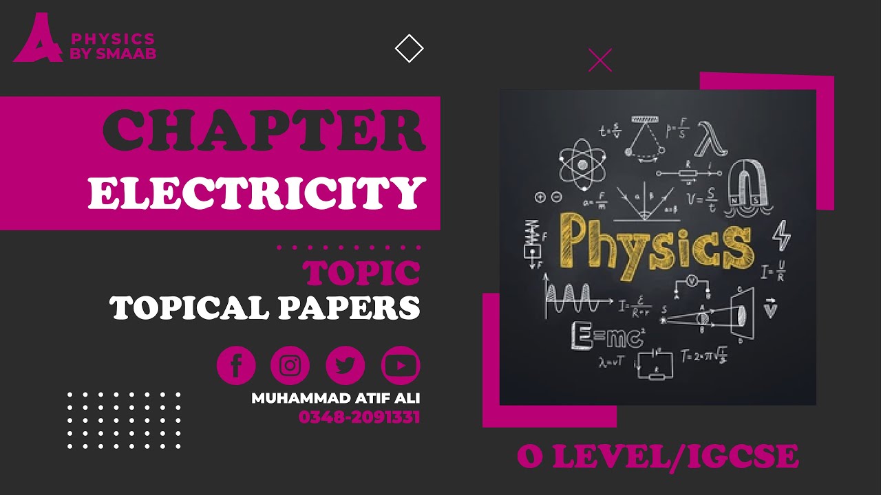 Chapter: Electricity & Magnetism | Topical Past Paper | O Levels/IGCSE ...