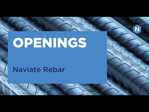 Discover Naviate Rebar - Openings - YouTube
