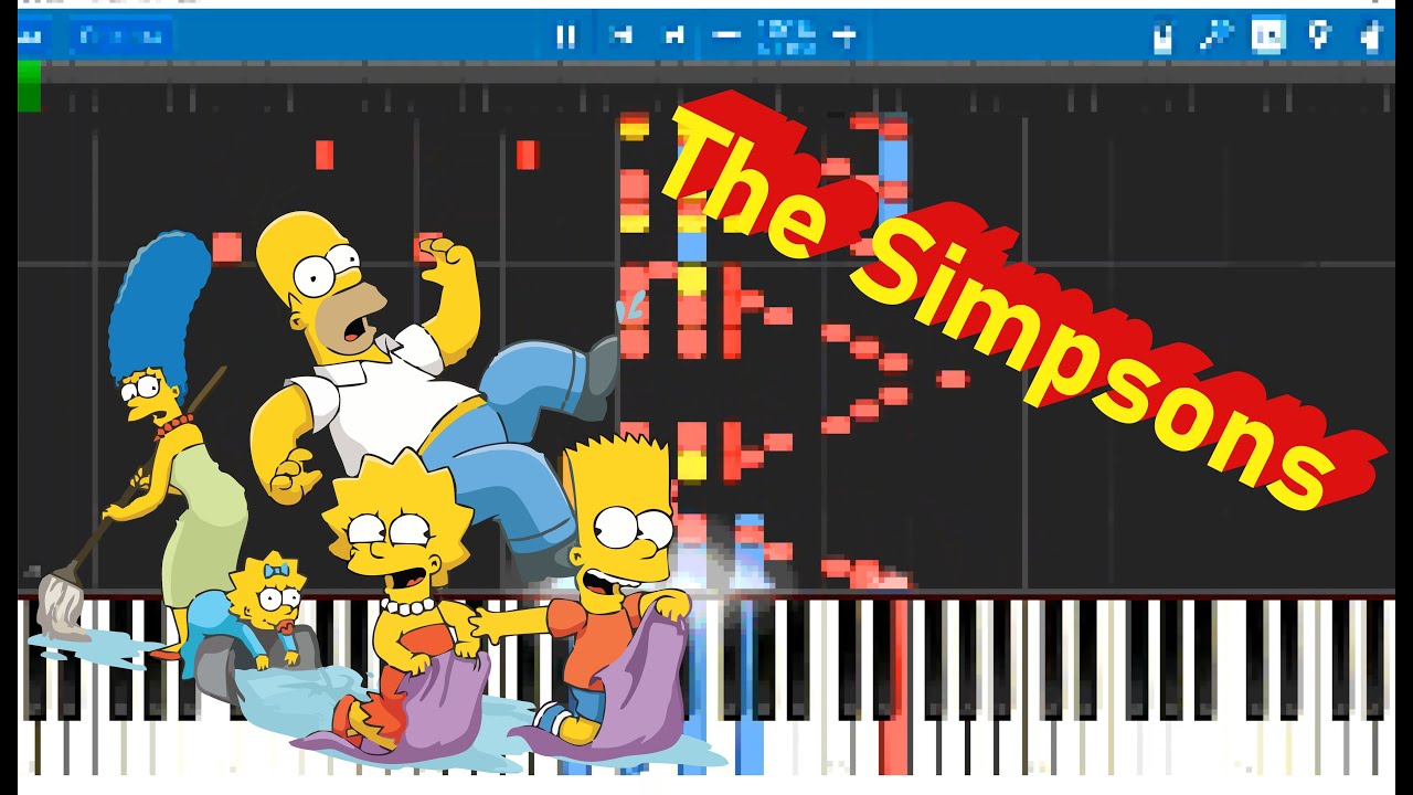 The Simpsons theme song ( full song!) PIxEL 8 BIT - YouTube
