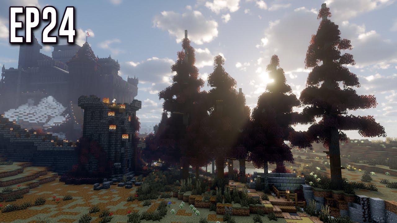 CUSTOM TREES in the Medieval Pine Forest! | Let's Play Minecraft 1.21 ...