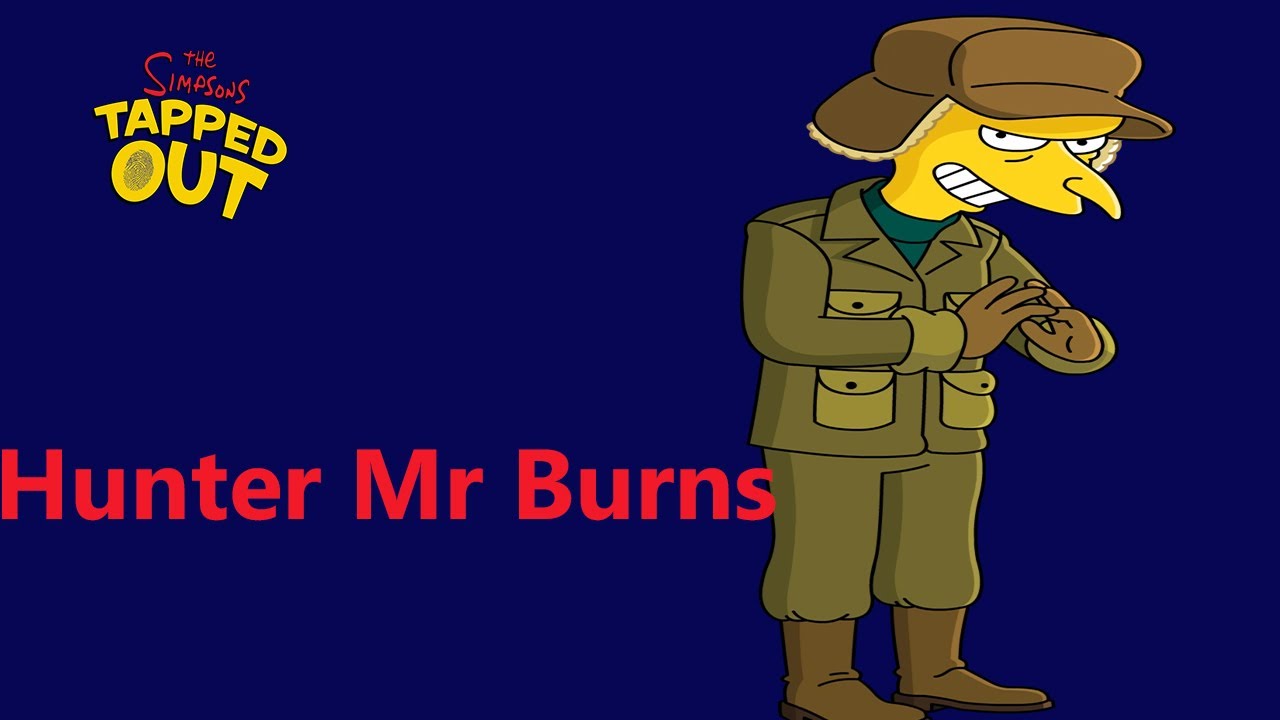 Hunter Mr. Burns The Simpsons Tapped Out Christmas 2023 update # 22 ...