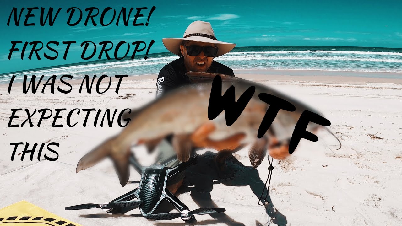 First time using my new fishing drone | First drop = big fish | Cuta ...