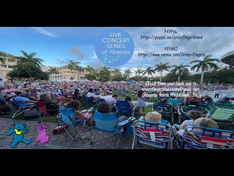 2022-07-16 Abacoa Amphitheater Set 2 LIVE! Crazy Fingers - YouTube