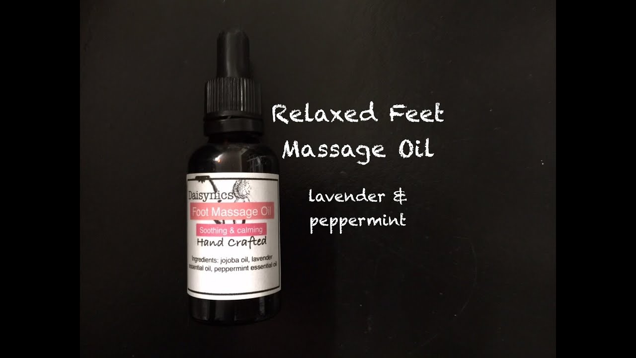 Homemade Tired Feet Foot Massage Oil - YouTube