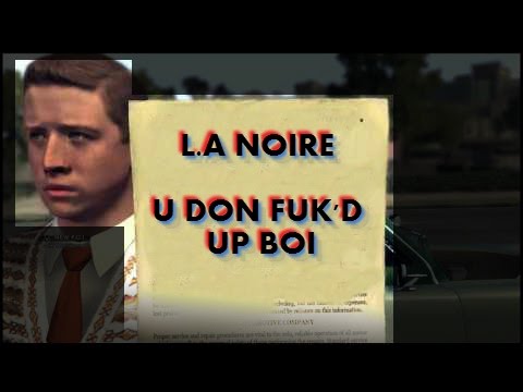 L.A Noire - A Slip Of The Tongue (DLC) - Cliff Harrison Interview/Chase ...