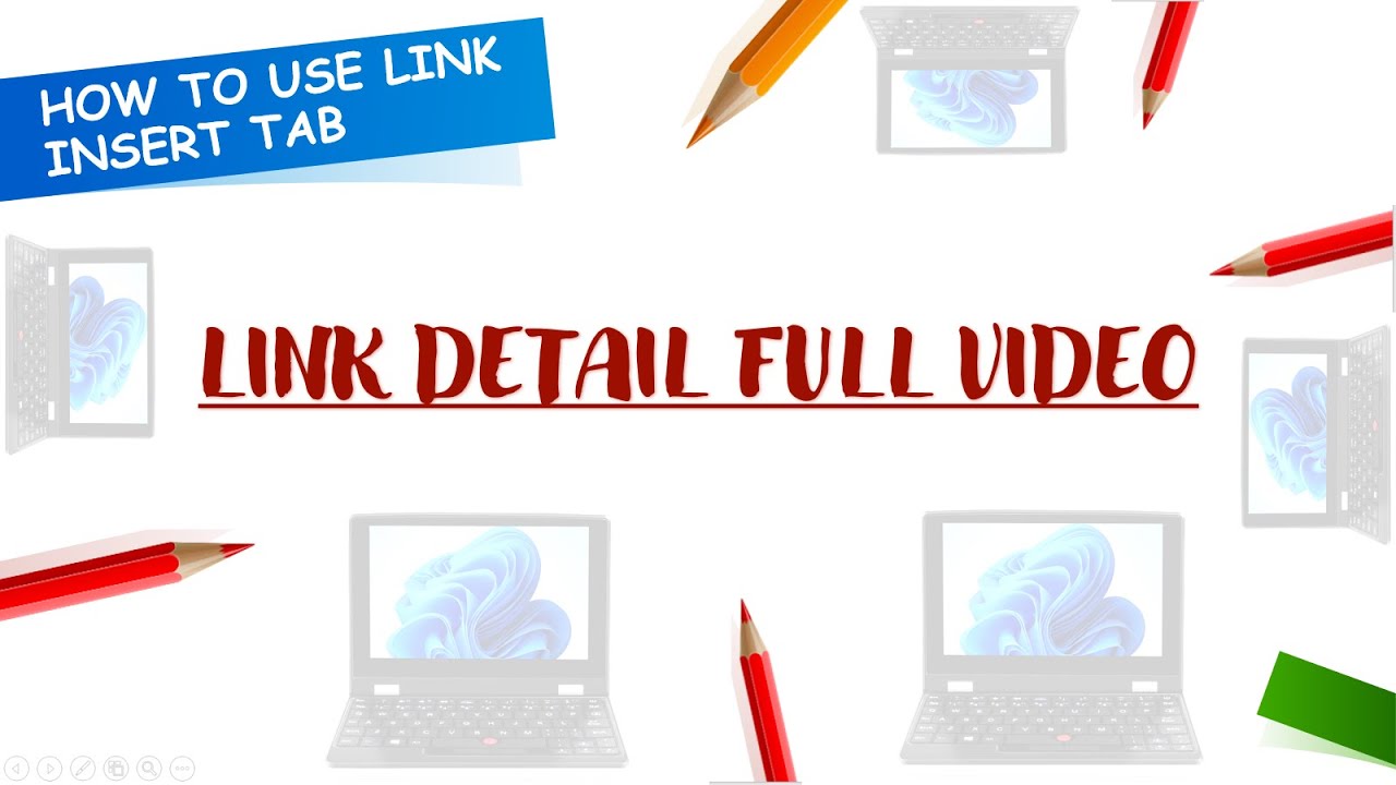 link detail in insert tab l FULL DETAIL I FULL TUTORRIAL I FOR ...