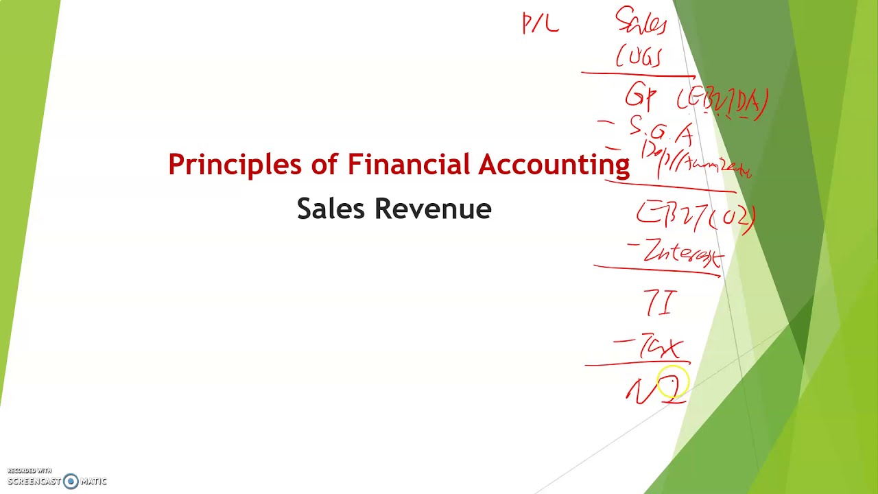 Sales Revenue / Principles of Financial Accounting 基础财务会计/销售收入 如何确认收入 ...