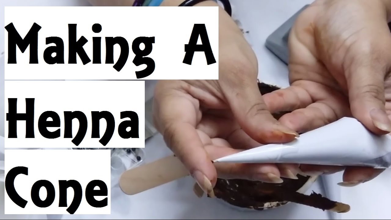 Making A Henna Cone Henna Beginner Series 6 YouTube making-a-henna-cone-henna-beginner-series-6-youtube