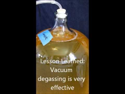 Vacuum Degassing Pineapple Wine - YouTube
