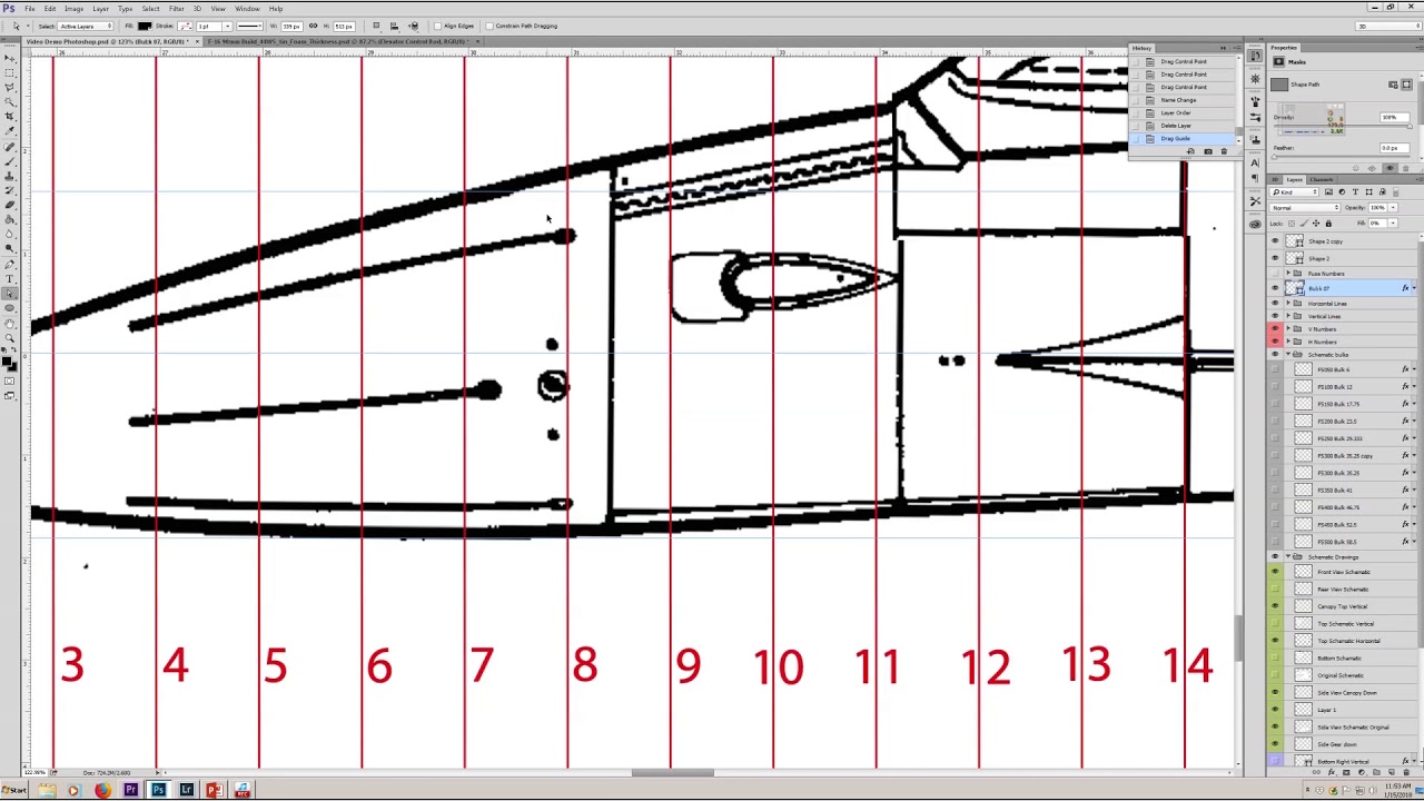 Photoshop RC Plans Part 03 - YouTube