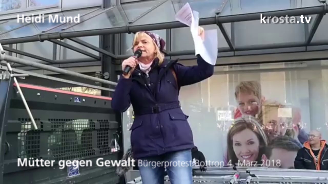 Mütter gegen Gewalt - Bürgerprotest in Bottrop am 4. März 2018 Teil 3 ...