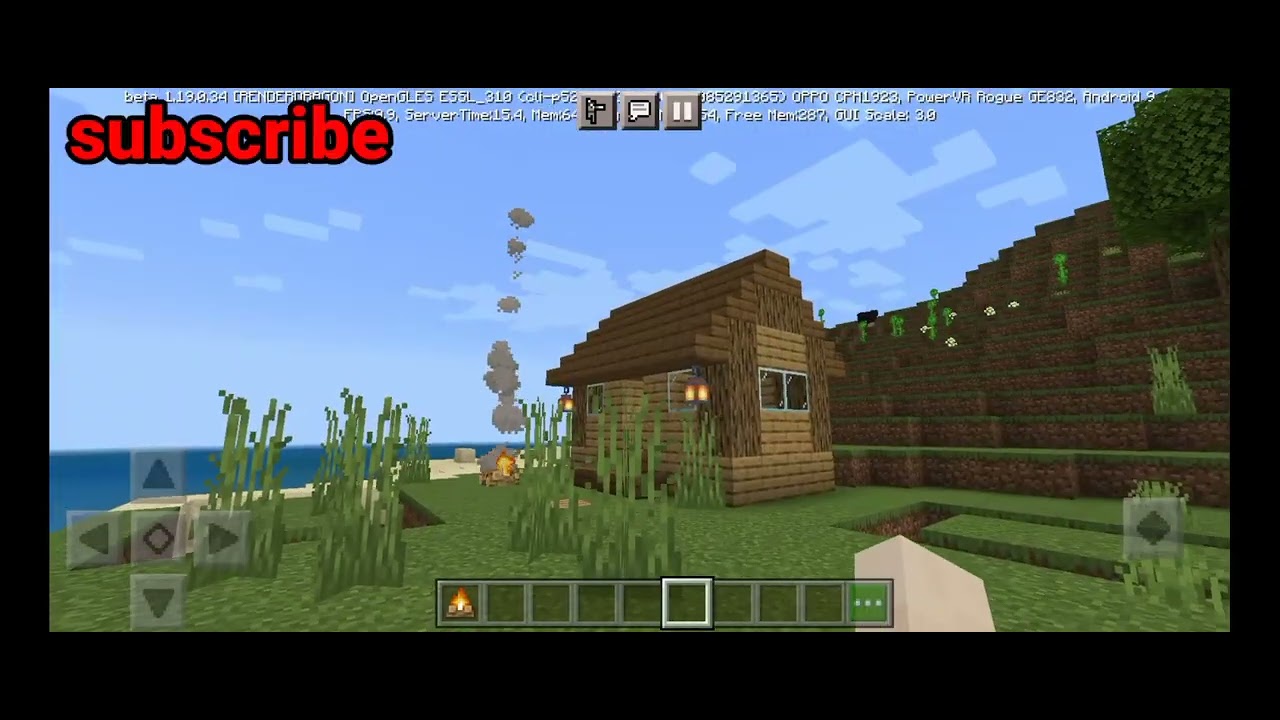 part 1 membuat desa di minecraft - YouTube