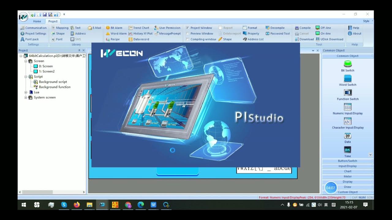 Wecon HMI Macro: 2. Lua How to Get Started Lua Script in WECON PIStudio - YouTube