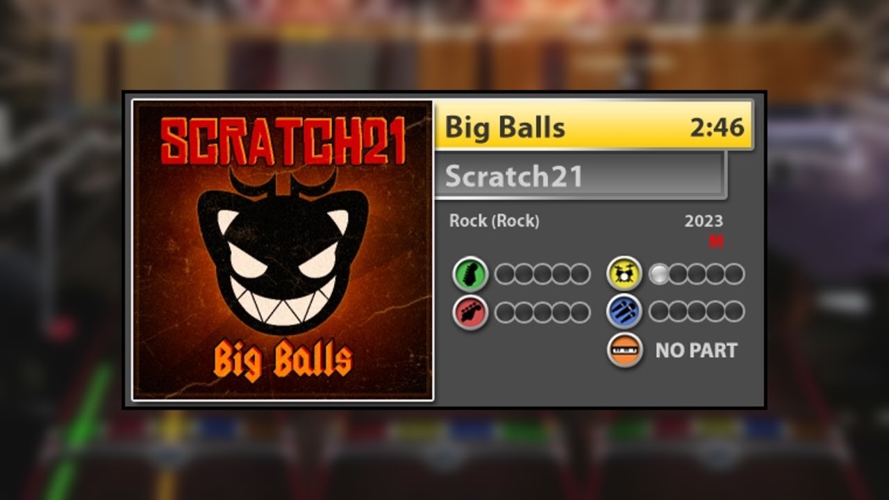 [Rock Band 3 Custom] Scratch21 - Big Balls - YouTube