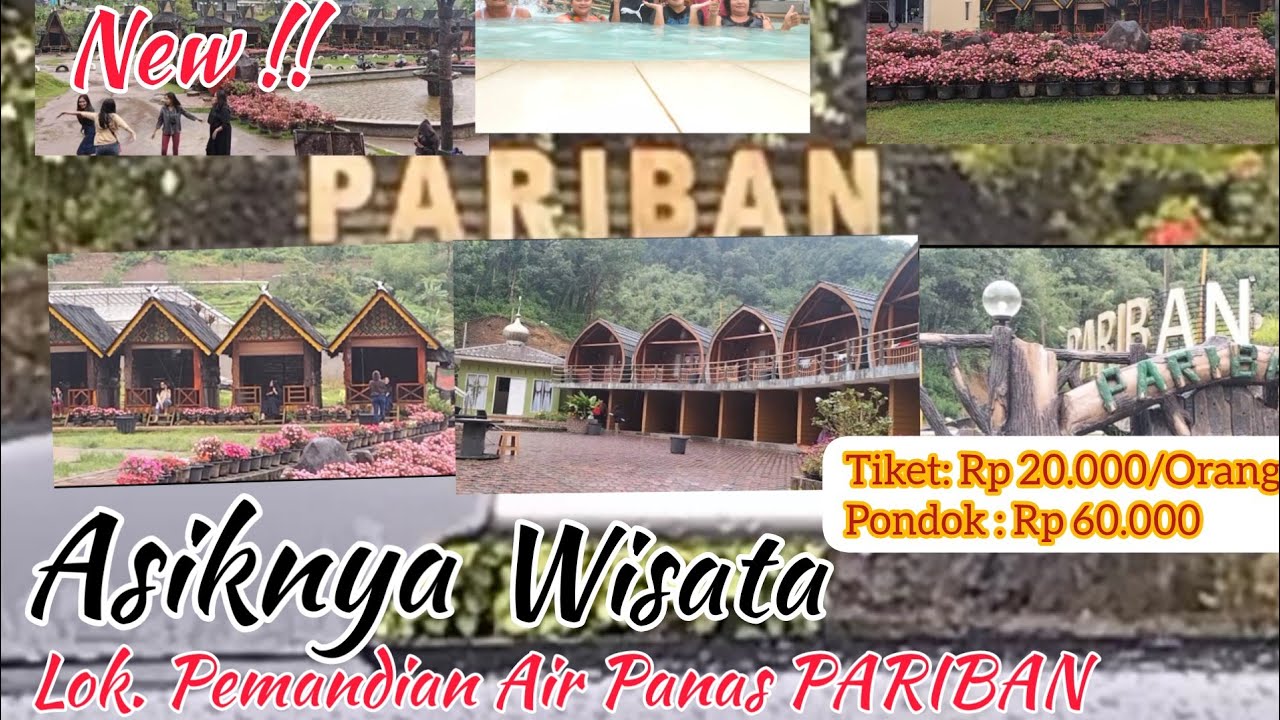 wisata pemandian air panas pariban sidebuk debuk berastagi - YouTube