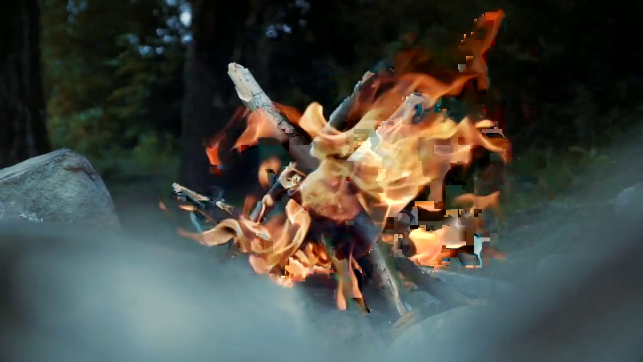 Virtual Bonfire with Crackling Fire Sounds - YouTube