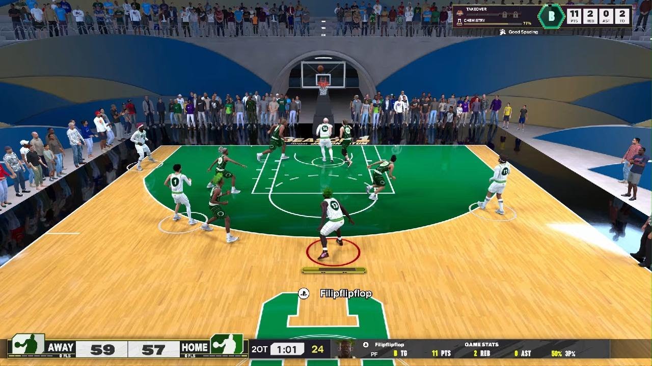 Double overtime game winner - YouTube