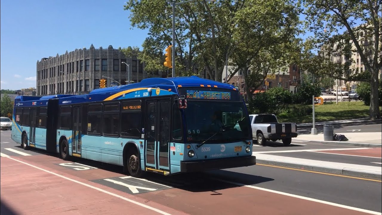 MTA NYC Bus NovaBus LFSA #5539 Bx41-SBS - YouTube