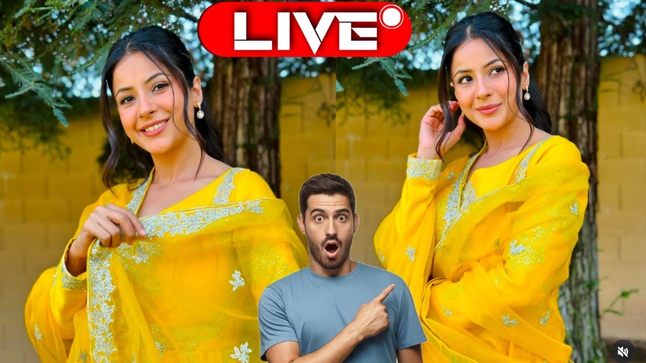 Shehnaaz gill shining in yellow dress || #ShehnaazGill #vineetjaat ...