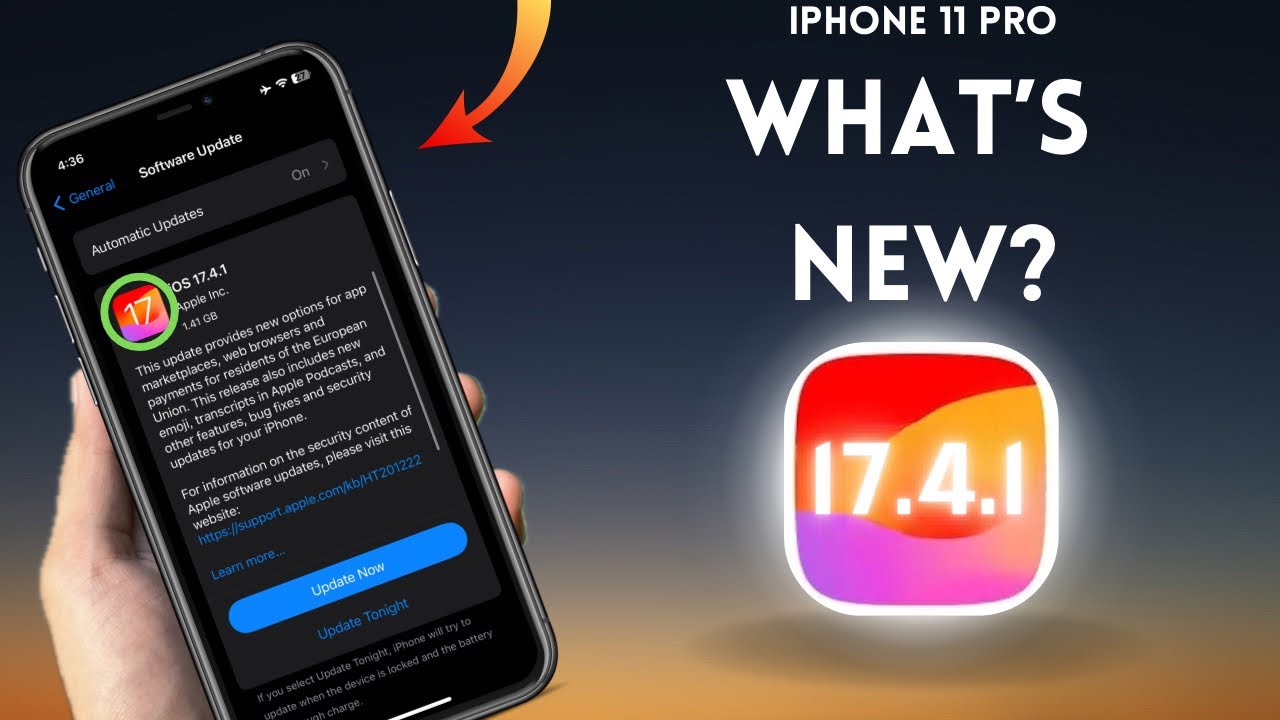 iOS 17.4.1 Update on iPhone 11 Pro! What’s new? - YouTube