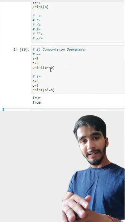 Python Episode 17 | Comparison Operators | Sarthak Choudhary - YouTube
