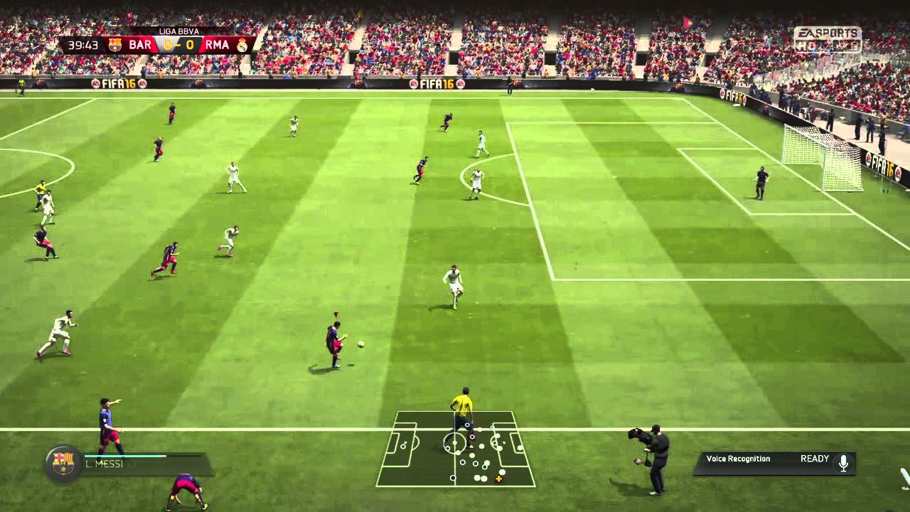 FIFA 16 Kick Off 2-0 BAR V RMA, First half - YouTube