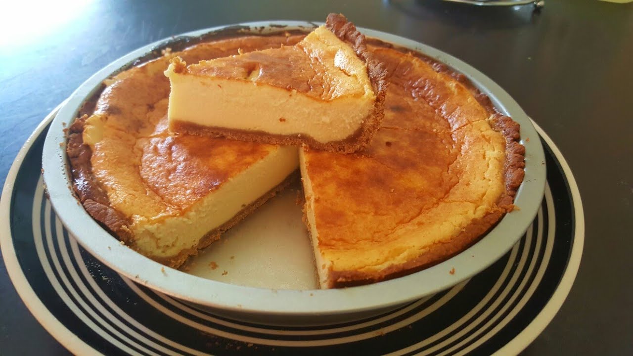 PIE DE QUESO CREMA Y LECHE CONDENSADA | CHEESECAKE - YouTube