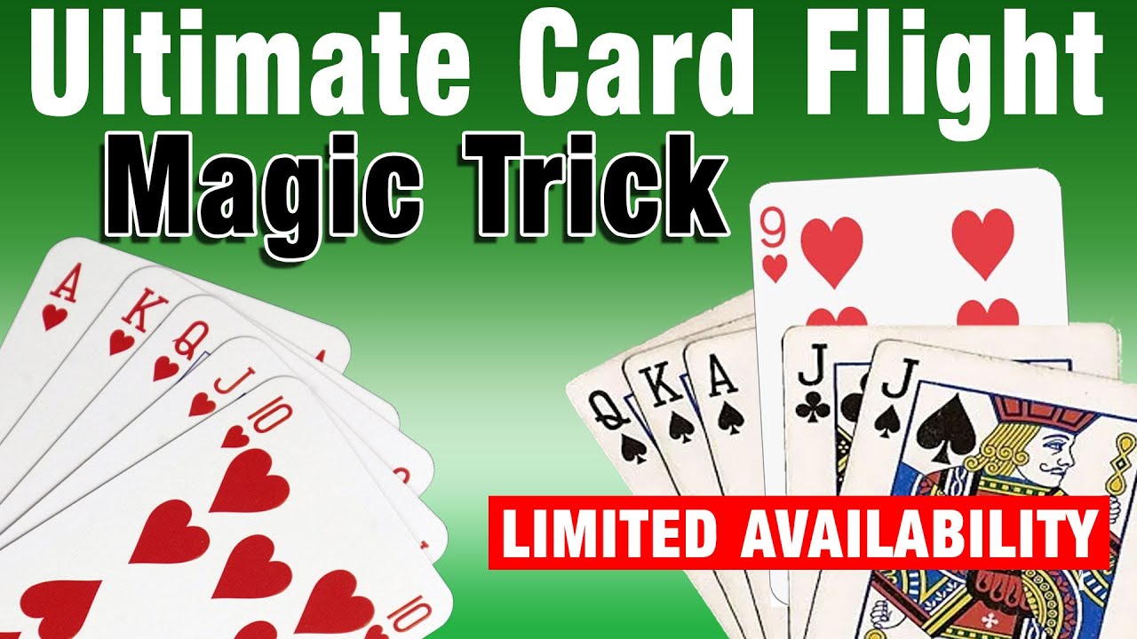 Incredible Card Flight Trick - Voted Best of 2022 | Close up Magic ...