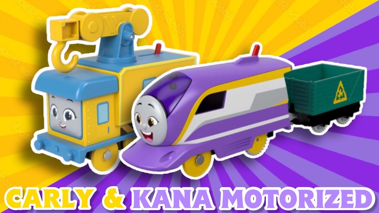 CARLY & KANA TRACKMASTER MOTORIZED UNBOXING || Thomas All Engines Go ...