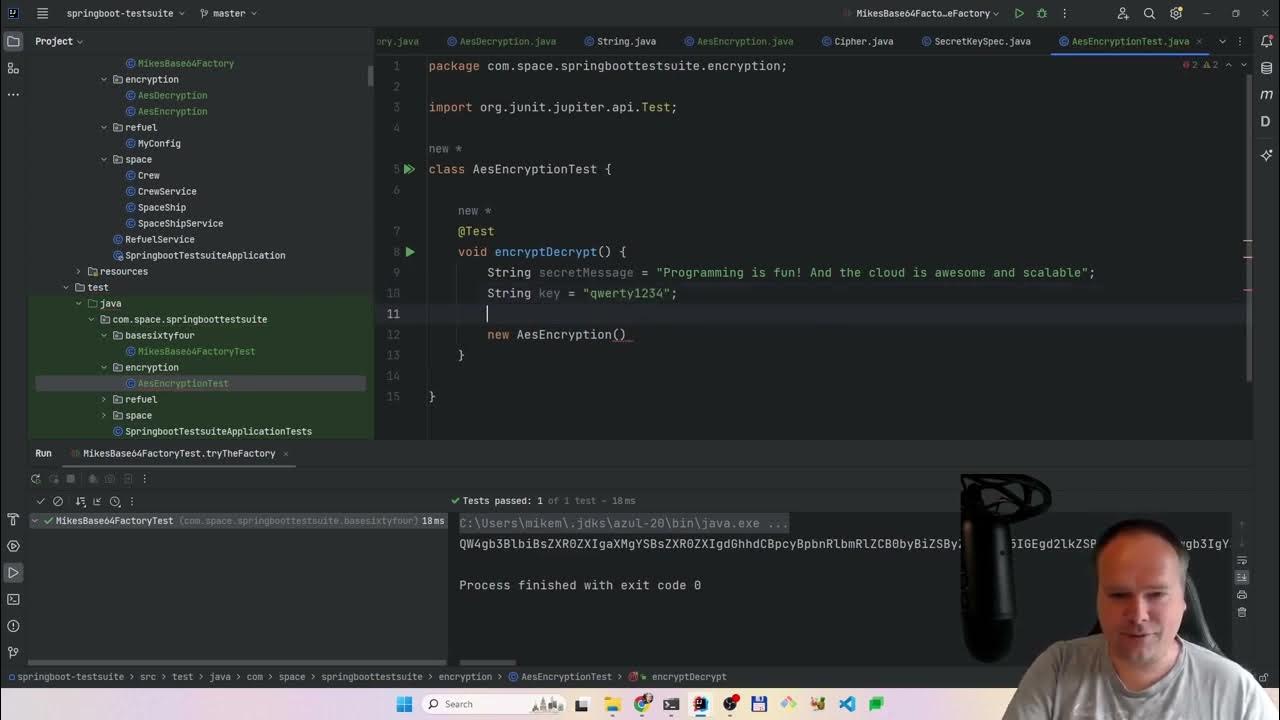 Aes256 Encryption Use Byte Array - YouTube