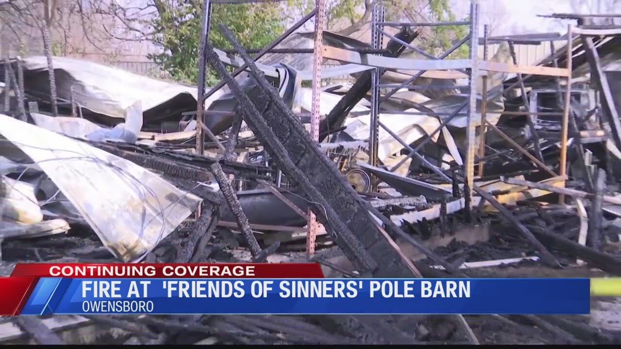 Pole Barn Fire in Owensboro - YouTube