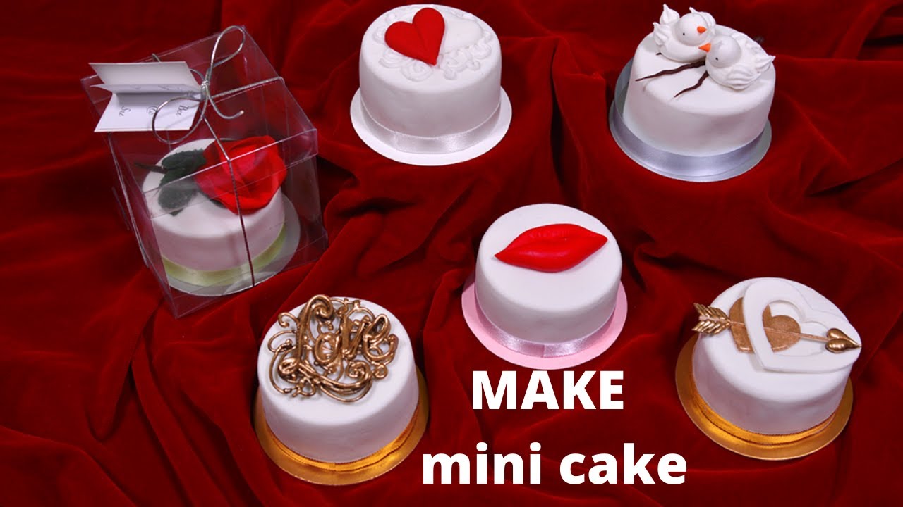 How to make a mini cake - YouTube