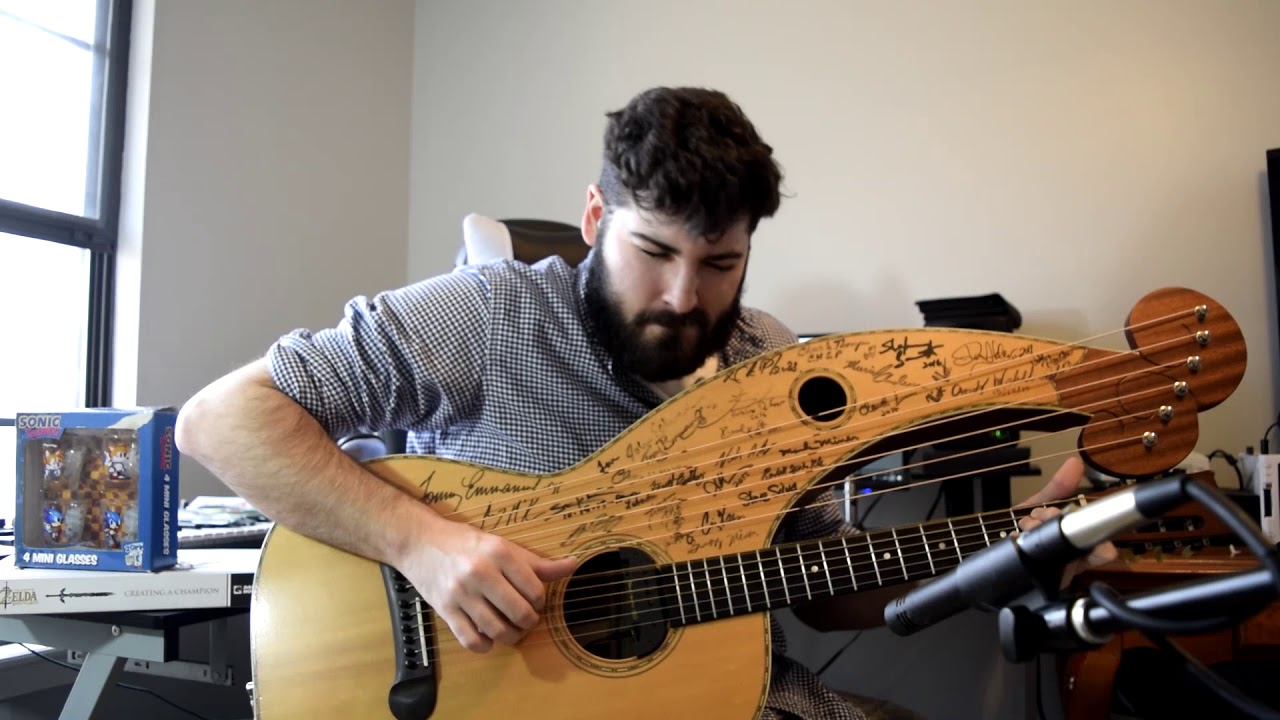 Sonic The Hedgehog - Boss Theme | Harp Guitar Cover by Travis Bowman ...